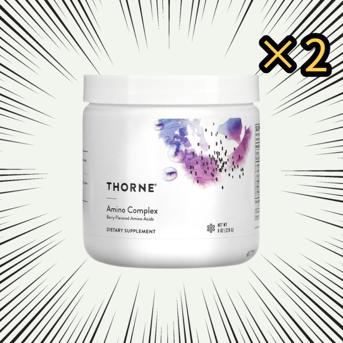 쏜리서치 손 땡떙떙 아미노 콤플렉스 베리 228g 2통, 믿고 사는 즐거움 SSG.COM