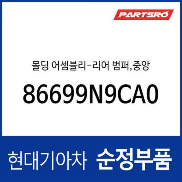 몰딩-리어 범퍼,중앙 (86699N9CA0) 디올뉴 투싼NX4, 디올뉴 투싼NX4 하이브리드 - SSG.COM