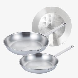 쉐프윈 316 커퍼코어 통5중 24cm 후라이팬+28cm 후라이팬 + 316 STS 멀티 후라이팬커버 - SSG.COM