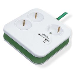 CUBE 사각 멀티탭 USB GR 이지콕 개별접지 3구 2포트 - SSG.COM