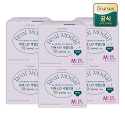 디어스킨 리얼모달 입는 오버나이트 중형 8p x 6팩 - SSG.COM