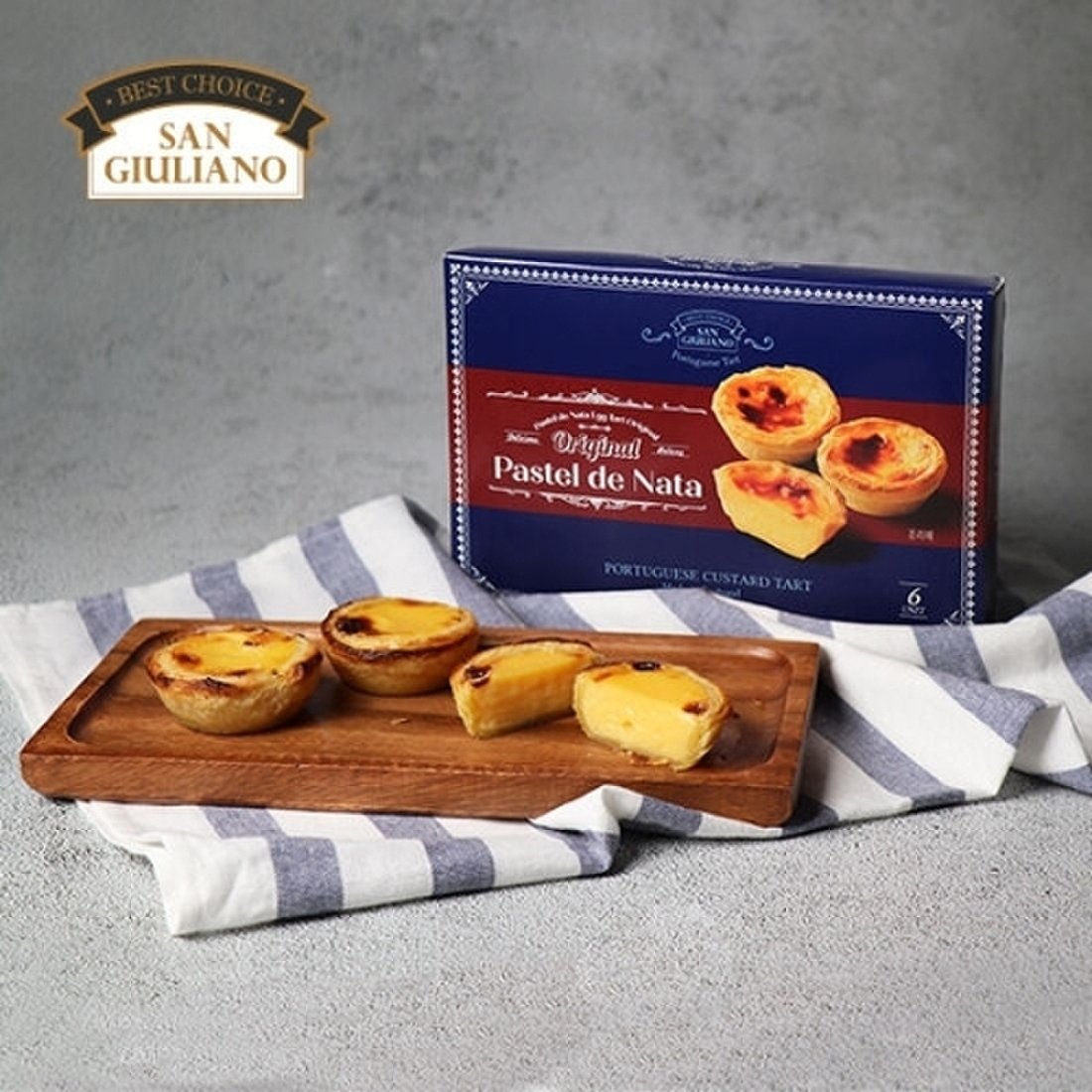 [보라티알](냉동) 나타푸라 에그타르트 오리지널 360g(60g x6개입) x 4개, 믿고 사는 즐거움 SSG.COM