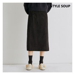 코듀로이 롱 스커트(SYBSRE1) (SOUP) - SSG.COM