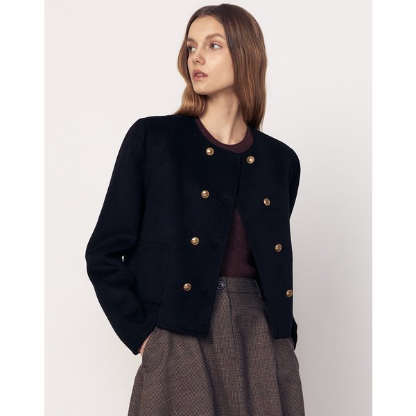 [23FW] [L:able] 블랙 핸드메이드 울캐시미어 자켓 VLJA3D901BK - SSG.COM