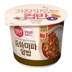 CJ 햇반컵반 중화마파두부덮밥 275g - SSG.COM