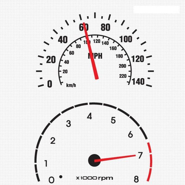 차량용 스티커 계기판 데칼 꾸미기 데코 D24 대형 - SSG.COM