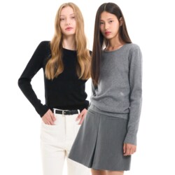 WOMAN 슈퍼파인 울 크루넥 풀오버 [2COL] / WBC3L05522 - SSG.COM