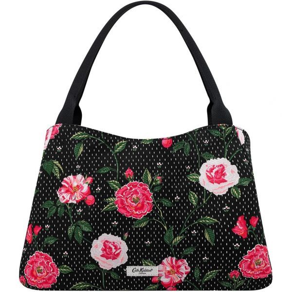 영국 캐스키드슨 토트백 Cath Kidston 블랙 Tea Rose The Day Bag 1611003 - SSG.COM