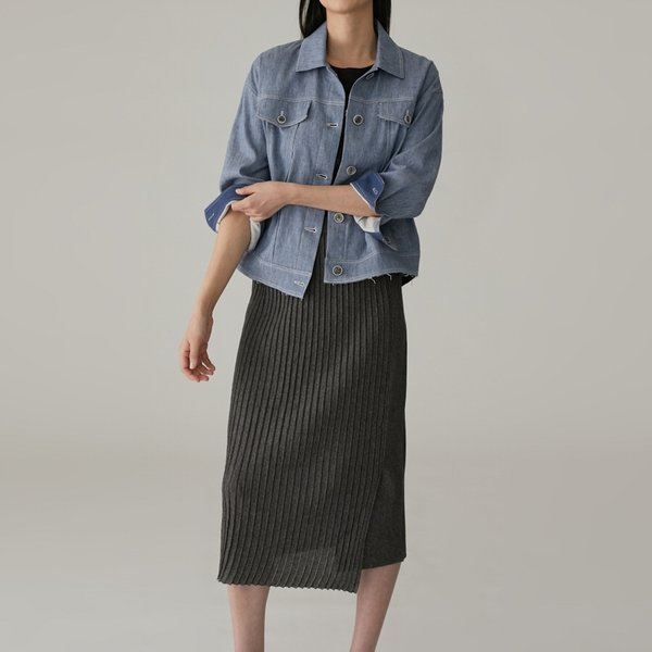 마 혼방 데님 자켓 VVB FUXM3471 BL - SSG.COM