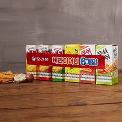 오리온 비스킷6번들 196g - SSG.COM