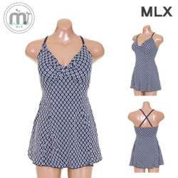 (MLX) 여자 비치웨어 물방울 도트패턴 원피스 수영복-DM_338 - SSG.COM