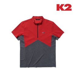 [K2] HIKE 배색 반팔 짚티2_R7_KMM20223R7 - SSG.COM