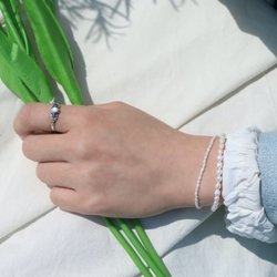 담수 진주 비즈 팔찌 만들기 DIY 세트 2type 쌀알 밥풀 못난이 키트 - SSG.COM