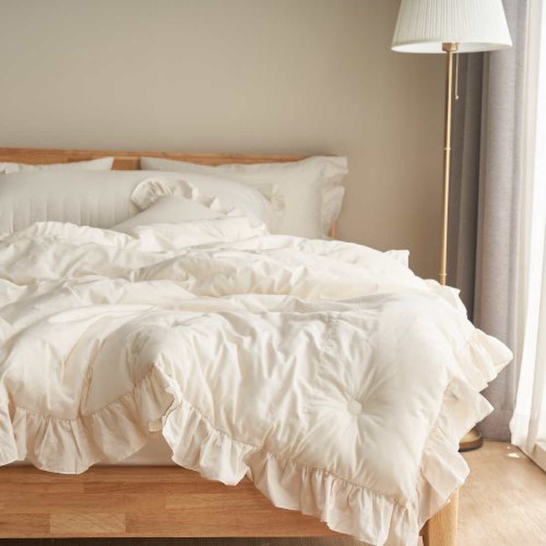 에스더 광목 프릴쉐비 차렵이불 Q 200X230, 믿고 사는 즐거움 SSG.COM