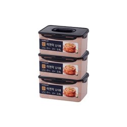 [본사] 김치통 3.6L (HPL827MPK) 3개 세트 - SSG.COM