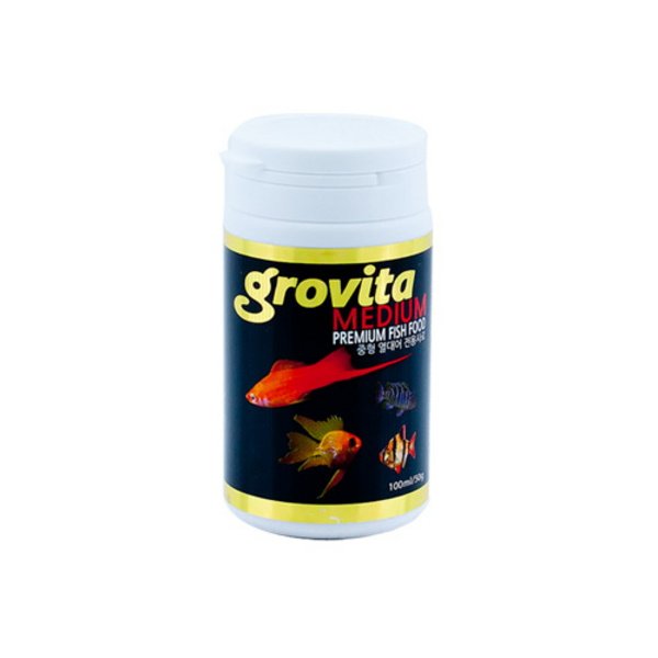 그로비타(grovita) 중형 열대어 전용사료 50g - SSG.COM