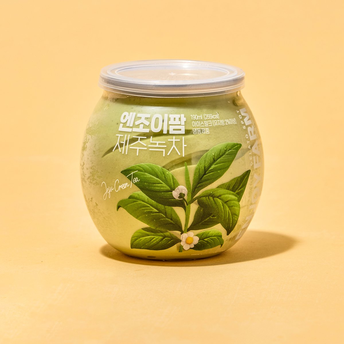 [엔조이팜]제주녹차 젤라또 190ml - SSG.COM