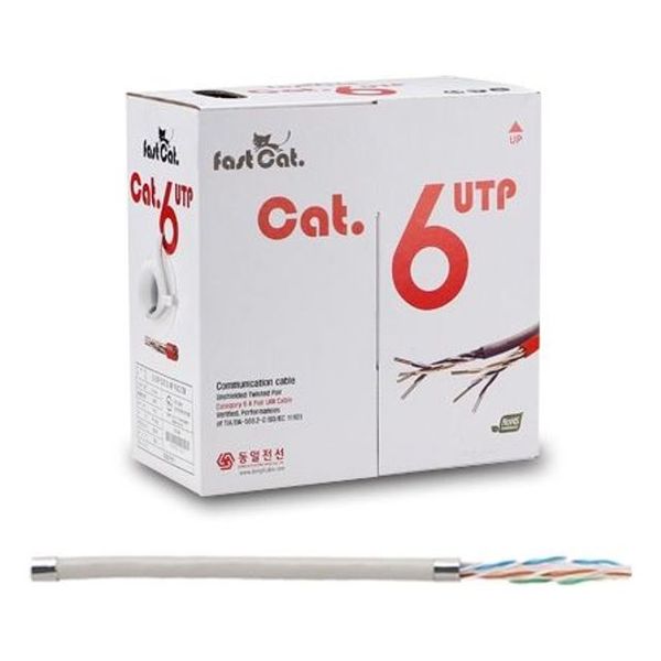 동일 전선 케이블 0.5 4P청색 UTP6 - SSG.COM