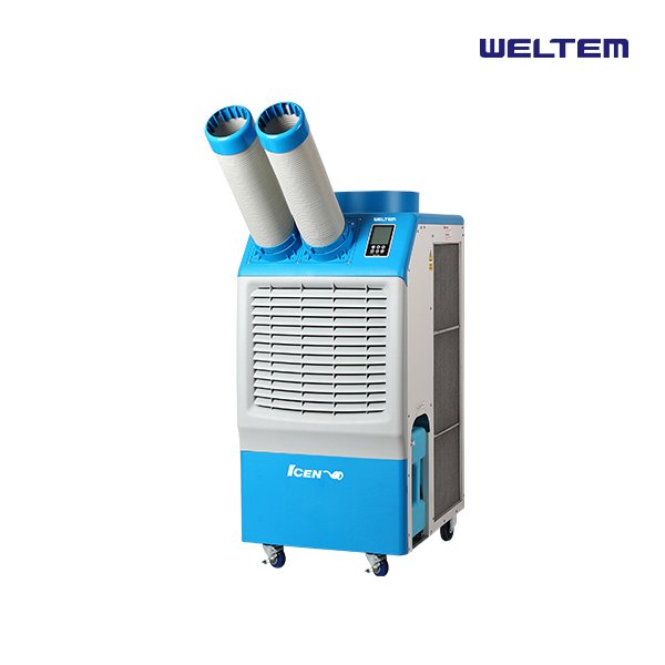 웰템 산업용 이동식 에어컨 2구 15평 WPC-5000P 물통 - SSG.COM