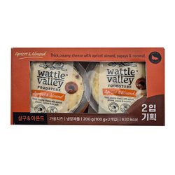 와틀밸리 살구앤아몬드 과일치즈 200g (100g x 2ea) - SSG.COM