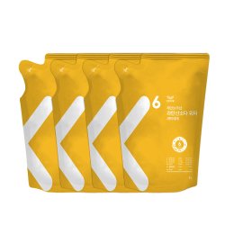 [레인보우샵]세탁세제 과탄산소다 워터 1L 리필 x 4개입 - SSG.COM