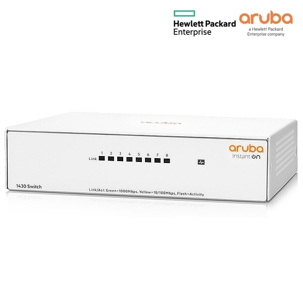 Aruba Instant On 1430 8G Switch / R8R45A 기가 8포트 스위치 (JH329A 후속) - SSG.COM