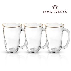 로얄베니스 골드라인 머그 3P 대 / 유리컵 / 머그컵 - SSG.COM