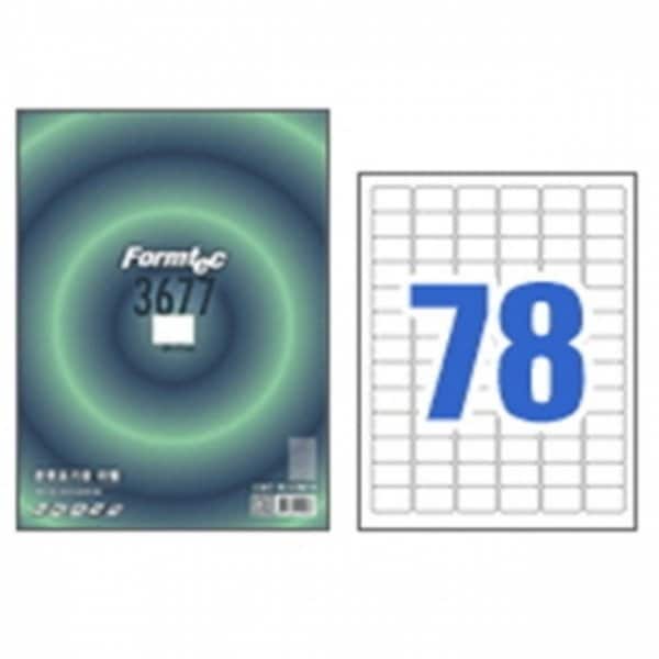 한국폼텍 폼텍라벨지 3677 78칸 100매 - SSG.COM