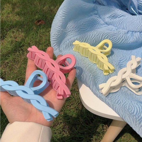 [드림HS몰] S.예쁜 칼라 꼬임 헤어 머리집게핀(2SET) - SSG.COM