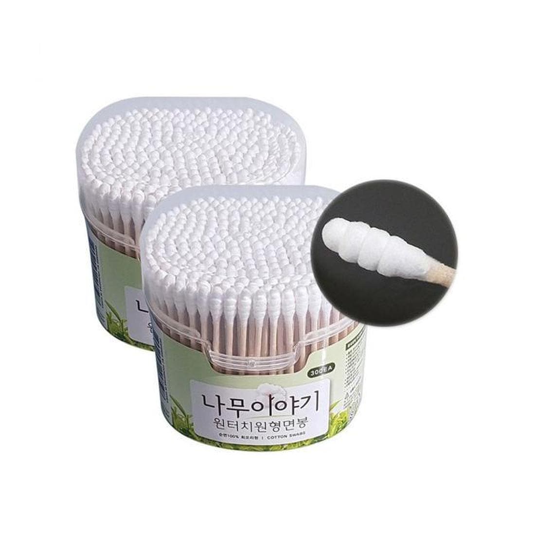 [뷰티풀마인드] 나무이야기 원터치 원형면봉 300EA X 6P (7598)-O (S11516856), 믿고 사는 즐거움 SSG.COM