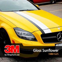 3M [2080-G25] 글로스 썬플라워 유광 차량 필름 PPF 시트지 카스킨 생활보호 패키지 마프로 에이버리 크롬 ...