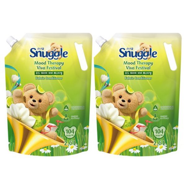 스너글 무드테라피 섬유유연제 비바 페스티벌 2.6L x 2개 - SSG.COM