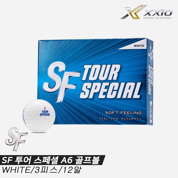 [던롭스포츠코리아정품] 2022 젝시오 SF TOUR SPECIAL A6 골프공[화이트/2피스/12알] - SSG.COM