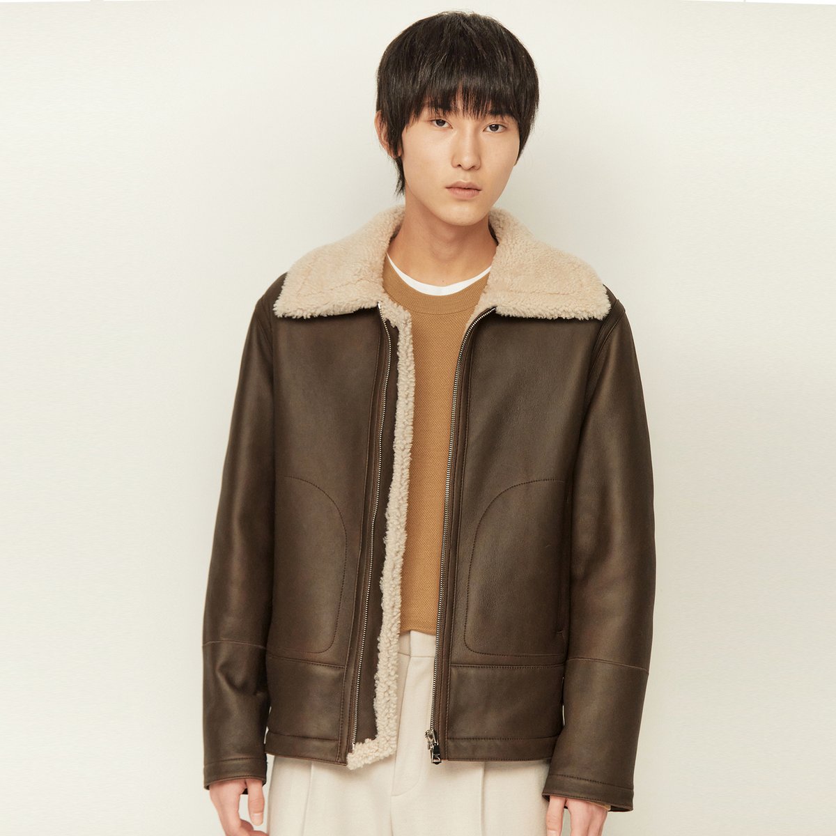 [21FW] 하이넥 무스탕 자켓 HKW8147 - SSG.COM