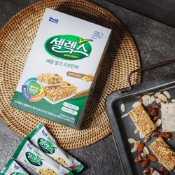 [매일유업] 셀렉스 밀크 프로틴바 3가지 견과 18g * 12개입 - SSG.COM