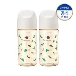 베베그로우 PPSU 호랑가시나무 젖병 트윈팩280ml(노꼭지) - SSG.COM