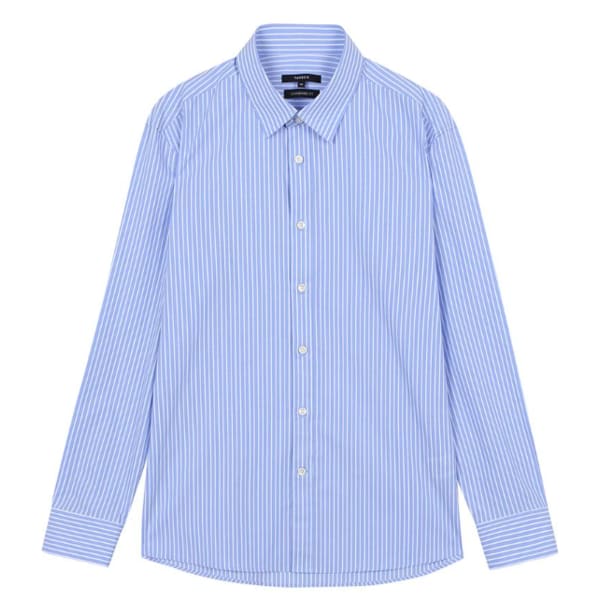 [22F/W] [FAHREN] 스트라이프 캐주얼핏 셔츠 (FFBAH5306-BL) - SSG.COM