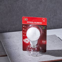 번개표 LED램프 8W 전구색 - SSG.COM