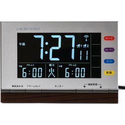 일본 ADESSO 시계 ADESSO RE001 Table Clock Radio Controlled Room Environment ...