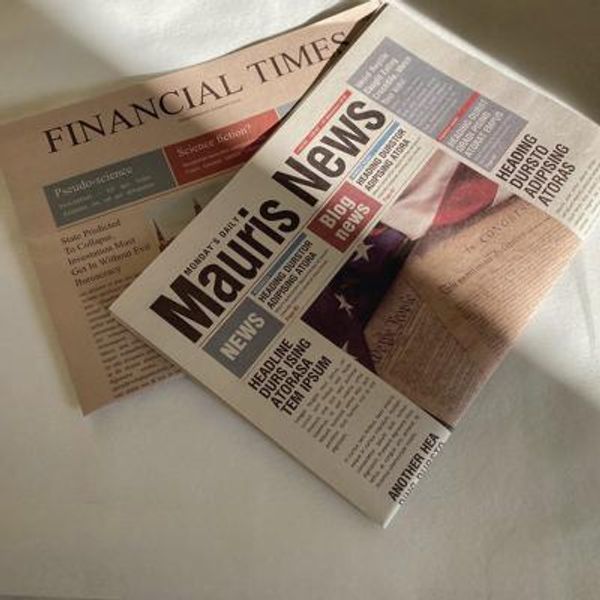 빈티지 영자 신문 오브제 소품 2type - SSG.COM