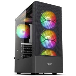 DARKFLASH DK200 RGB 강화유리 (블랙) - SSG.COM