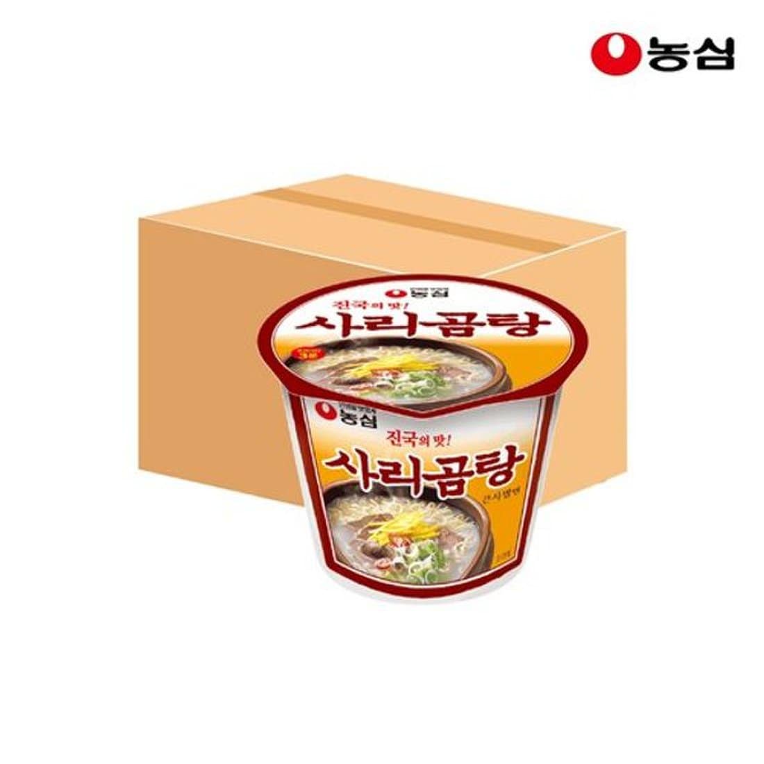 농심 사리곰탕 큰사발 111g x 16개입 컵라면 사골국물, 믿고 사는 즐거움 SSG.COM