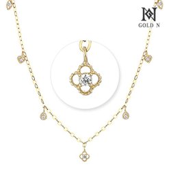 14K/18K 벚꽃엔딩 목걸이 YG - SSG.COM