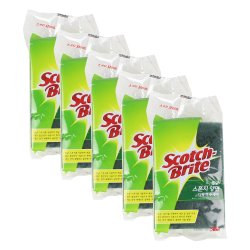 3M 다목적 양면 수세미 소 1P x 5개 (5입) (항균스폰지양면다목적) - SSG.COM