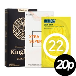 스킨씬 울트라씬 극초박형 세트 20p 콘돔 - SSG.COM