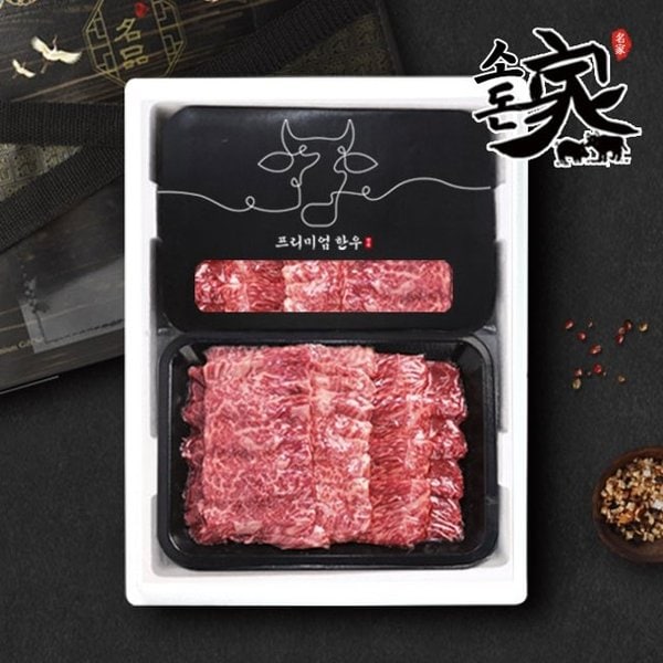 [소돈가]1++ 투뿔한우 구이 모듬 선물세트(400gx2)800g - SSG.COM