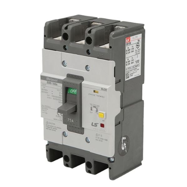 누전차단기 EBS LS산전 103C 3P 75A 85KA - SSG.COM