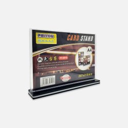 투명 아크릴 POP 꽂이 메뉴판 가격표 스탠드 케이스 양면 T자형 A4 - SSG.COM