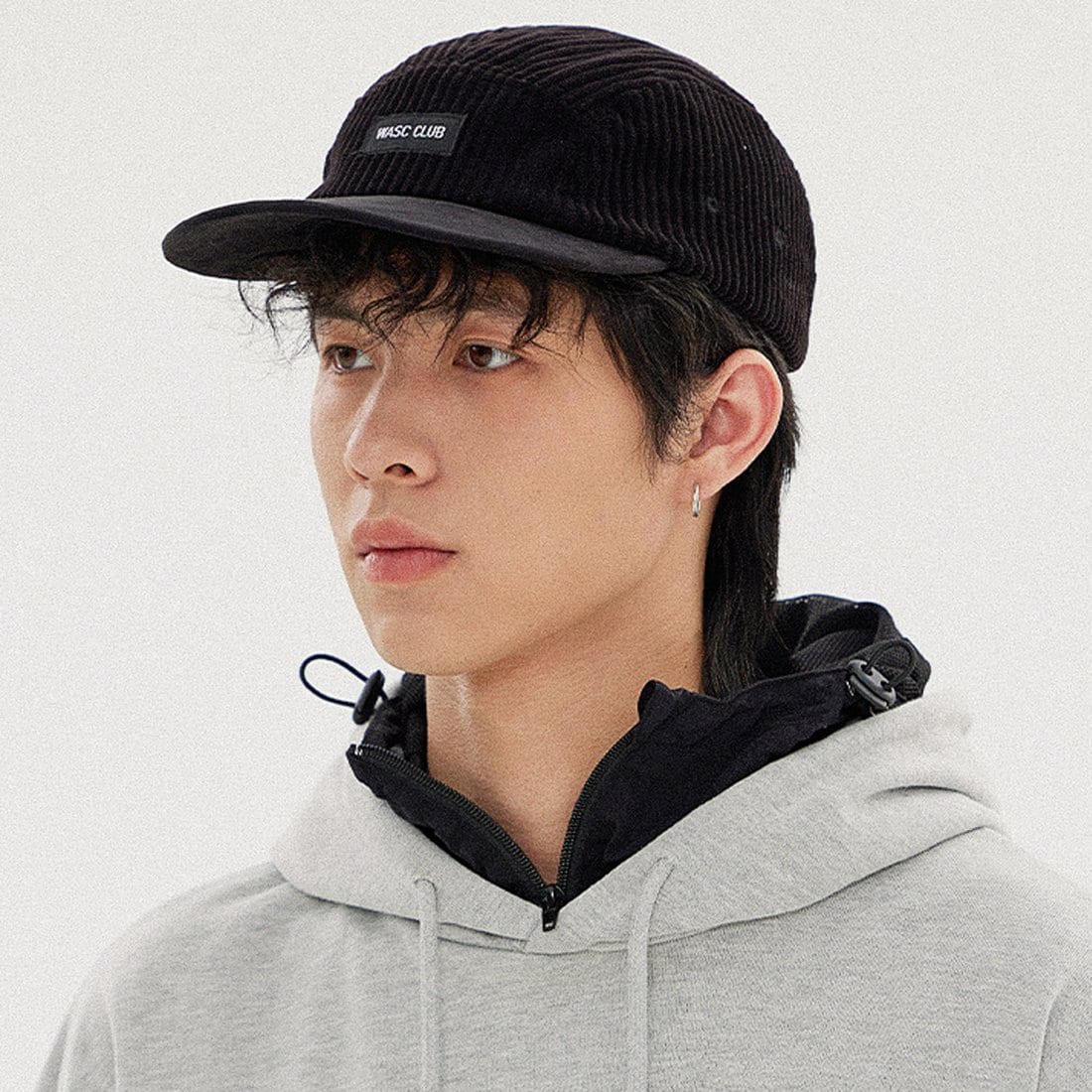 WASC CLUB 코듀로이 로고 캠프캡 C2 블랙, 믿고 사는 즐거움 SSG.COM