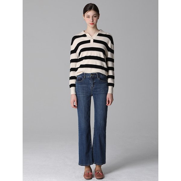 [홈쇼핑방송/르오트(LeOT)] 코튼 라이크라 아크웍 데님팬츠 (2종택일)-사이즈 4488까지 - SSG.COM